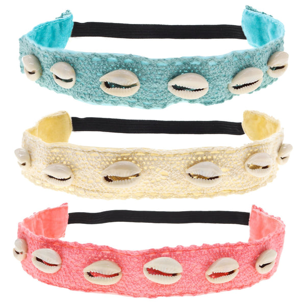 The Cowrie Crochet Headband Pack